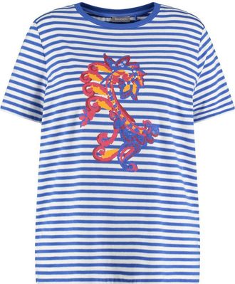 Samoon Rundhals-Shirt Samoon weiss