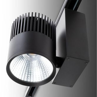 GreenIce LED-Schienenstrahler 40W 3600Lm CRI90 4200&ordm;K dreiphasig UGR17 50.000H [JW-TR40W-BLACK-W]