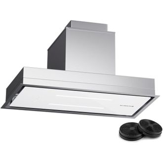 Klarstein Klarstein - Dunstabzugshaube, Abluft-Dunstabzugshaube mit Sp&uuml;lmaschinenfestem Filter aus Aluminium, Leise Abzugshaube Abluft, 410 m&sup3;/h Luftstrom