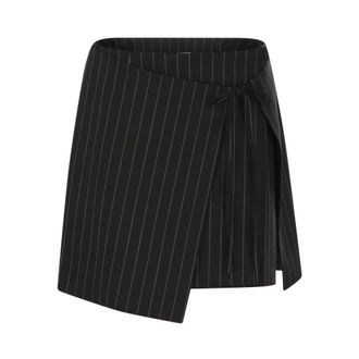 Sportmax Femme, Jupes, Noir, Taille: 34 FR Short Skirts