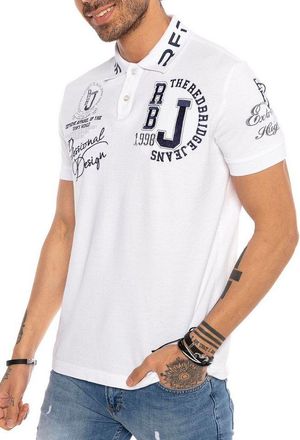 Red Bridge Poloshirt mit Logo-Stickereien - Casual, Regular Fit, 100% Baumwolle