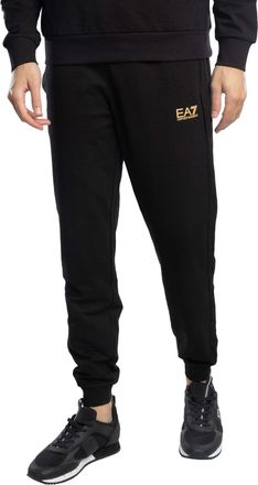 Emporio Armani Emporio Armani Herren-Jogginghose mit Manschette Core Identity aus leichter Baumwolle, 8NPP66, Schwarz, 56