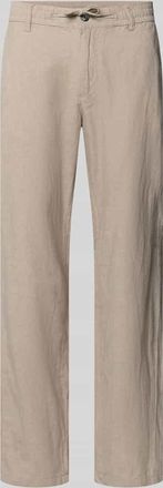 Lindbergh Hose aus Leinen-Baumwoll-Mix mit elastischem Bund