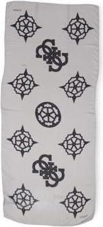 Guess Peony Sestri Logo Scarf 80X190 Black Logo