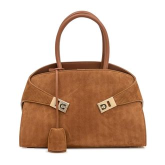 Ferragamo Femme, Sacs, Beige, Taille: ONE Size Sacs &agrave; main