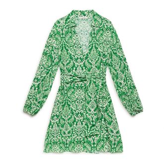 Maliparmi Maliparmi, Femme, Robes, Vert, Taille: 44 FR Dreamscape Ikat Dress