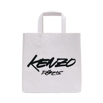 Kenzo Paper Small Tote Bag - - Bags - Damen - Wei&szlig; - ONE SIZE