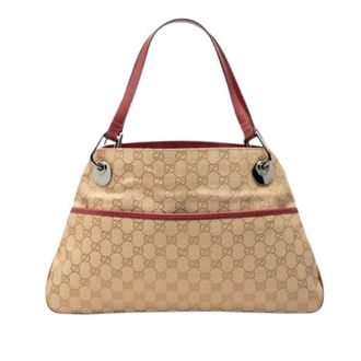 Gucci Sac bandouli&egrave;re en toile Pre-owned - Femme - Pre-owned - Beige - Taille: ONE Size