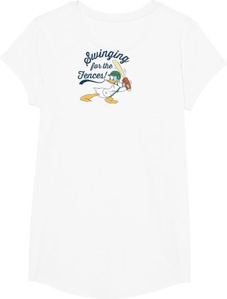 Disney Donald Duck Baseball Swinging for the Fences Sports T-Shirt
