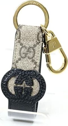 Gucci unisex, Pre-owned, Multicolore, Taille: ONE Size Porte-cl&eacute;s Vintage en Cuir Pre-owned