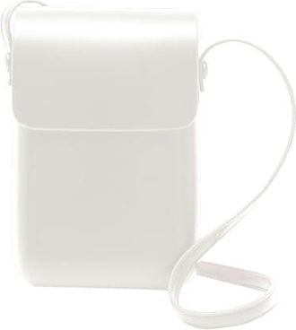 Generic Petit sac &agrave; main pour femme - Sac &agrave; bandouli&egrave;re l&eacute;ger pour homme et femme - Sac &agrave; main l&eacute;ger pour ordinateur, blanc, taille unique