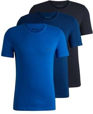 BOSS Hommes TShirtRN 3P Classic Lot de Trois t-Shirts en Coton &agrave; Logo brod&eacute;