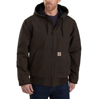 Carhartt Work in Progress Herren Isolierte Active-Jacke mit Lockerer Passform Arbeits-Utility-Oberbekleidung, Dunkelbraun, XL