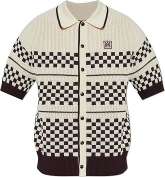 Amiri Homme, Chemises, Beige, Taille: XL Logo Shirt