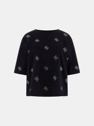 Guess Kurzarmshirt SILVY 4G SS CN T-SHIRT- Basicshirt - T-Shirt Damen - Kurzarmshirt