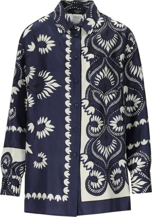 Max Mara Femme, Blouses et Chemises, Bleu, Taille: 38 FR Lastra Shirt