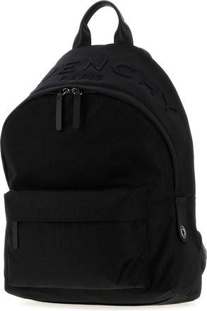 Givenchy Logo-Embossed Nylon Backpack - Black