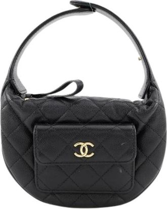 Chanel Sac &agrave; main Pre-owned Matelass&eacute; - Femme - Pre-owned - Noir - Taille: ONE Size