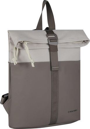 New Rebels Backham Los Angeles Taupe 7L Rolltop Rugzak Waterafstotend