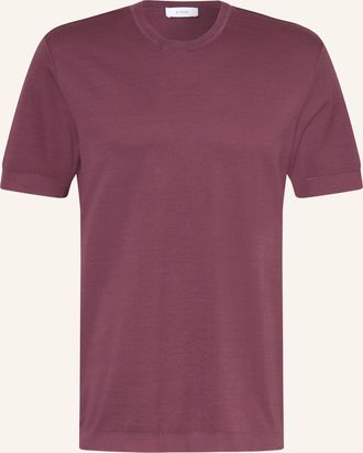 Eton T-Shirt Mit Leinen lila