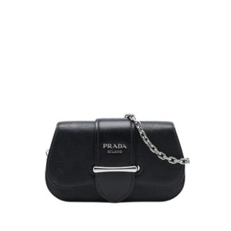 Prada Pre-owned Sac bandouli&egrave;re Sidonie - Femme - Pre-owned - Noir - Taille: ONE Size