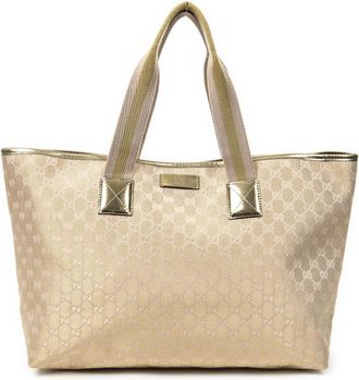 Gucci Crossbody Bags - Large Web Horizontal Tote - Gr. unisize - in Gold - f&uuml;r Damen