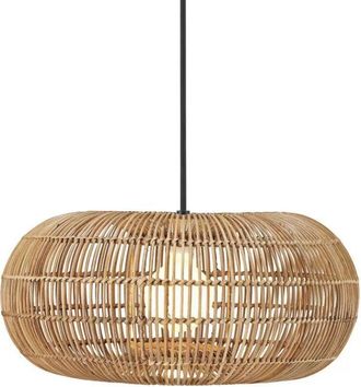 PR Home [GEBRAUCHT] Pr Home Au&szlig;en H&auml;ngeleuchte Zuri &oslash; 51 Cm Rattan Stecker Deckenlampe Lampe Leuchte B-Ware