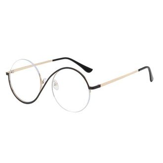 Generic Lunettes de protection UV | Lunettes demi-monture en m&eacute;tal tendance, &eacute;l&eacute;gantes et chics pour la conduite, la p&ecirc;che, la randonn&eacute;e, la marche, lescalade