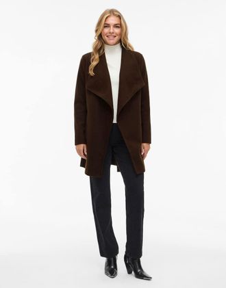 Vila Mantel in Kaffeebohnenbraun-Brown