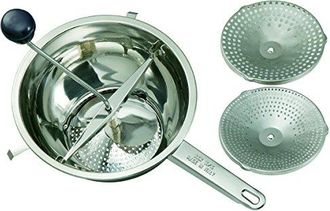 Vigor Passe-légumes et tomate en acier inoxydable, 24 cm