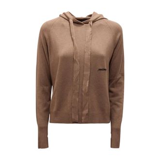Hinnominate Hnw1950 Maglia Cappuccio Raglan - - Sweatshirts & Hoodies - Damen - Braun - XS