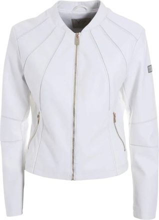 Yes-Zee YES Zee, Femme, Vestes, Blanc, Taille: 44 FR Veste Courte