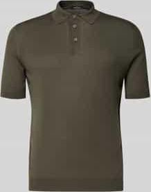 Gran Sasso Slim Fit Poloshirt aus reiner Seide