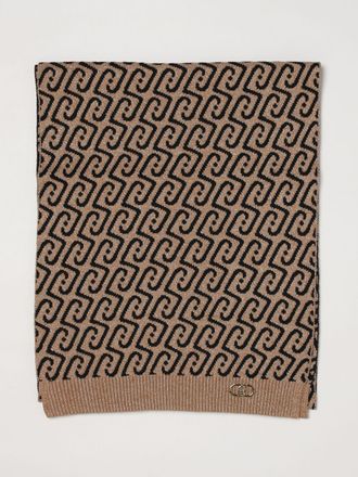 Liu Jo Schal aus Viskosemischung mit Jacquard-Logo und Monogramm-Muster