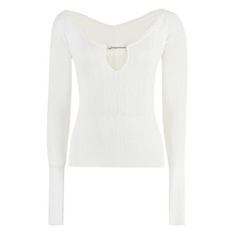 Jacquemus Femme, Tops, Blanc, Taille: 40 FR Hauts