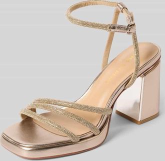 Alma En Pena Sandalette mit Strasssteinbesatz