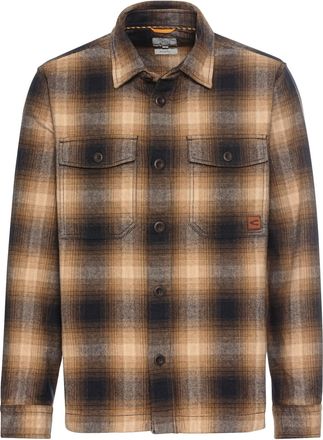 Camel Active Herren Overshirt aus Reiner Baumwolle Braun, menswear-4XL