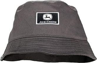 John Deere Twill Baseball Cap-Charcoal-Os