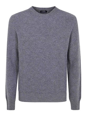 Barba Pull Col Rond - Gris