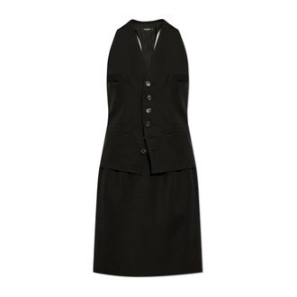 Dsquared2 Wollkleid - - Dresses - Damen - Schwarzk - XS