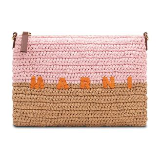 Marni Femme, Sacs, Multicolore, Taille: ONE Size Flat Pochette