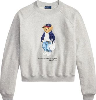 Ralph Lauren Femme, Pulls, Gris, Taille: 40 FR Polo Bear Sweater