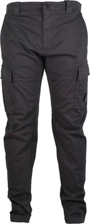 C.P. Company C.p. Company, Homme, Pantalons, Gris, Taille: XL Pantalon Cargo Double Ergonomique avec Lentille en Sateen Stretch
