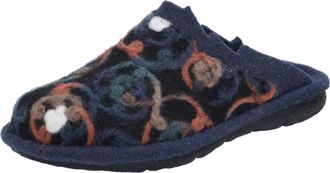 Josef Seibel Damen Pantoffeln Lille 07, Frauen Hausschuhe,Weite G (Normal),kuschelig warm,Winter,Schlupfschuhe,Mules,Jeans-Multi,43 EU