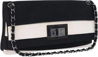 Chanel Sac bandouli&egrave;re Pre-owned en nylon - Femme - Pre-owned - Noir - Taille: ONE Size