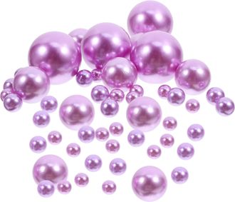 Soimiss 125 Stück Imitierte Schwimmende Perlen für Vasenfüllung Dekorative Perlen für Hochzeiten Partys und DIY Projekte