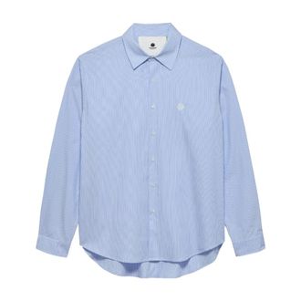 New Amsterdam Surf Association Beach Shirt - Homme - Chemises - Bleu - Taille: M