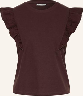 Marc O'Polo Denim Marc Opolo Denim Top Mit R&uuml;schen rot