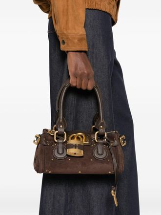 Chlo&eacute; Paddington Calfskin Leather Shoulder Bag - Brown