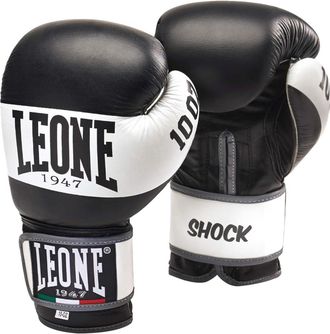 LEONE 1947 Shock-Boxhandschuhe, Unisex-Erwachsene, Schwarz, 10 OZ, GN047